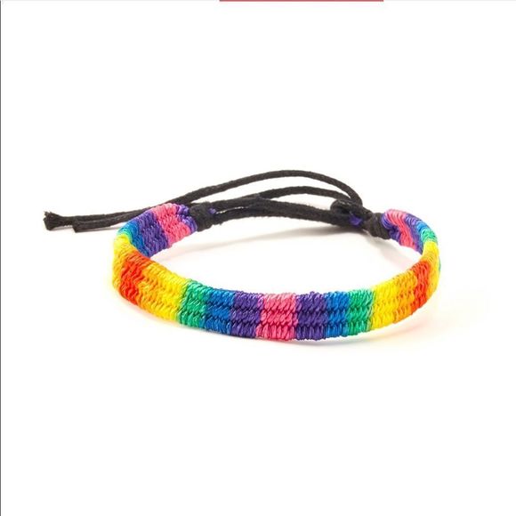Jewelry | Handwoven Rainbow Bracelet | Poshmark